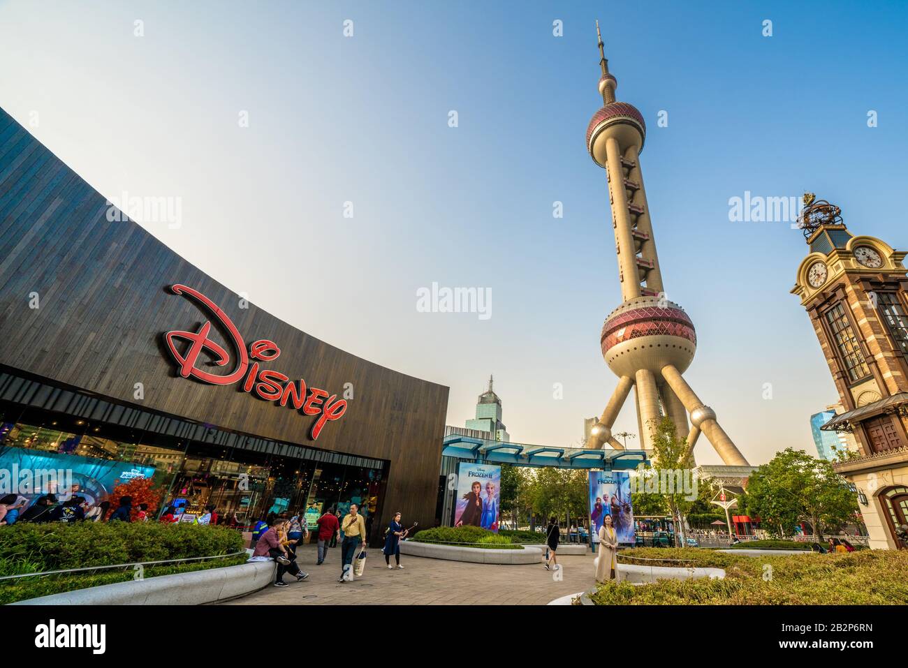 SHANGHAI, CHINA, OCTOBER 30: This is the Disney store with the Oriental ...