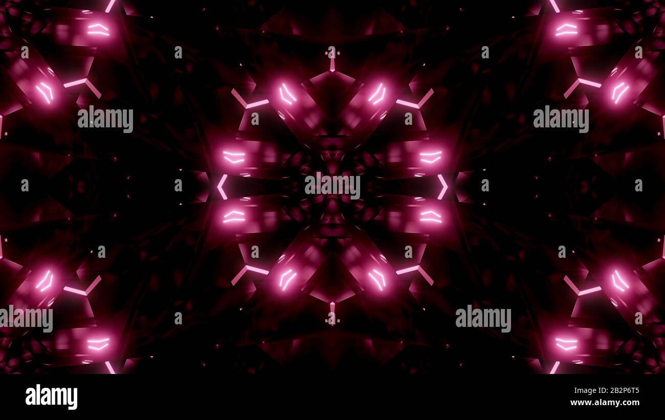 seamless abstract futuristic pattern 3d rendering illustration Stock ...