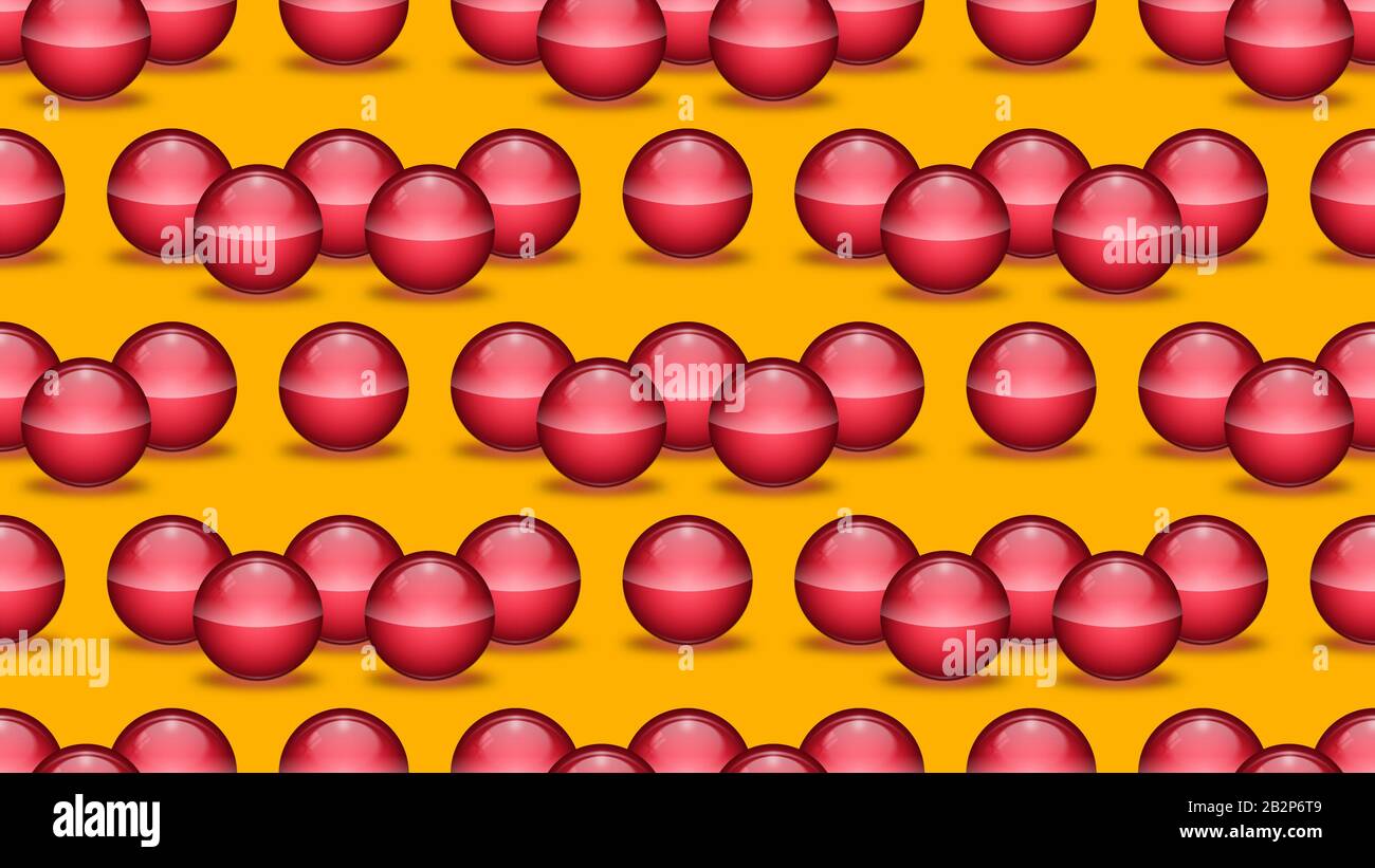 seamless abstract spheres pattern 3d rendering illustration Stock Photo ...