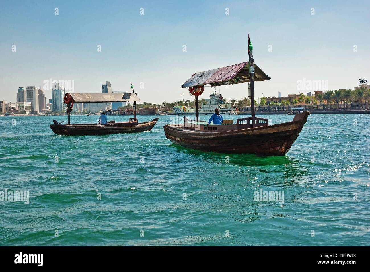DUBAI, UAE-NOVEMBER 18: Wooden old Arab trading ship on November 18 ...