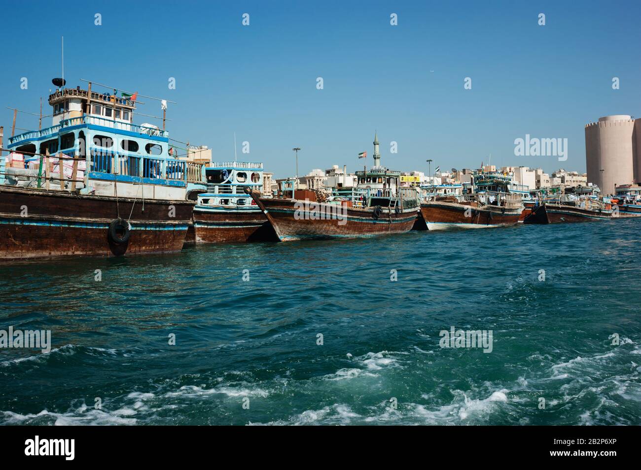 DUBAI, UAE-NOVEMBER 18: Wooden old Arab trading ship on November 18 ...