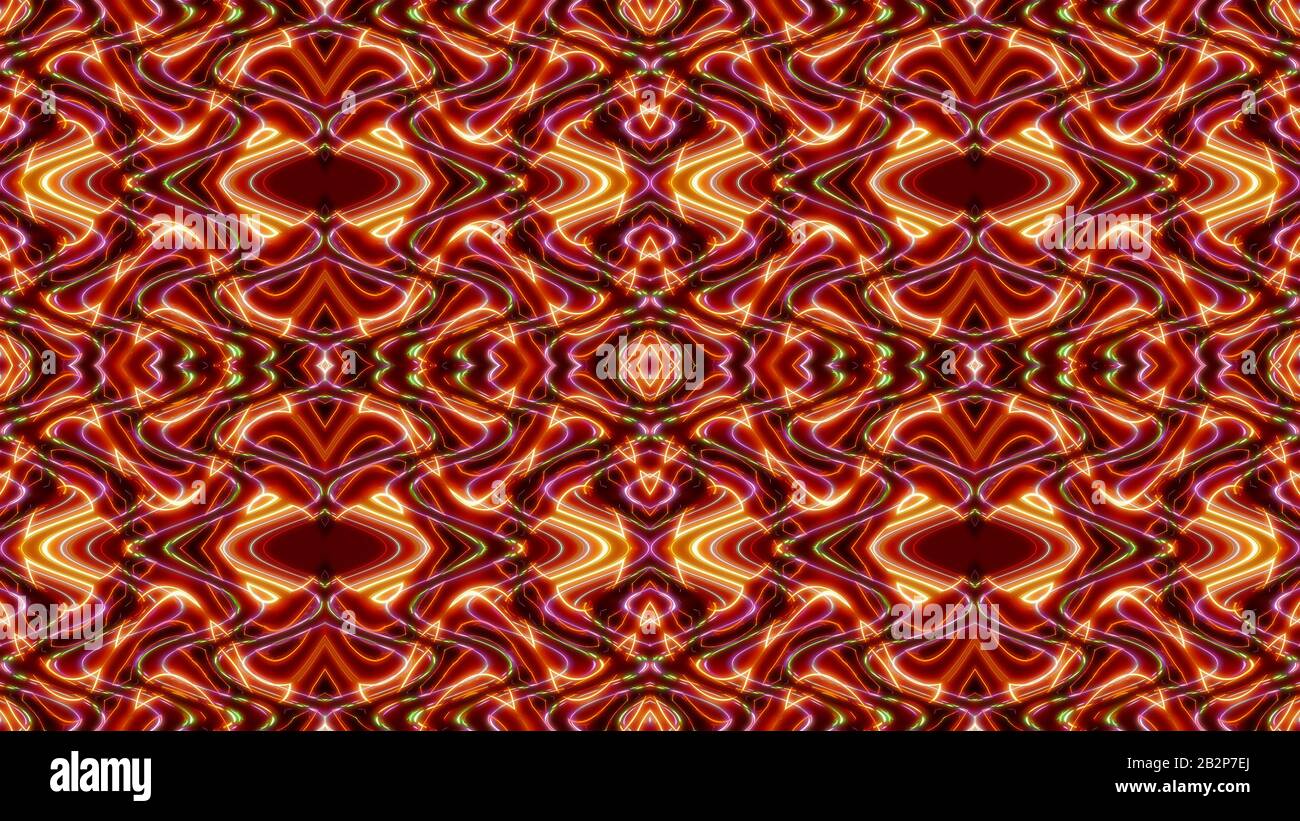 seamless abstract futuristic pattern 3d rendering illustration Stock ...