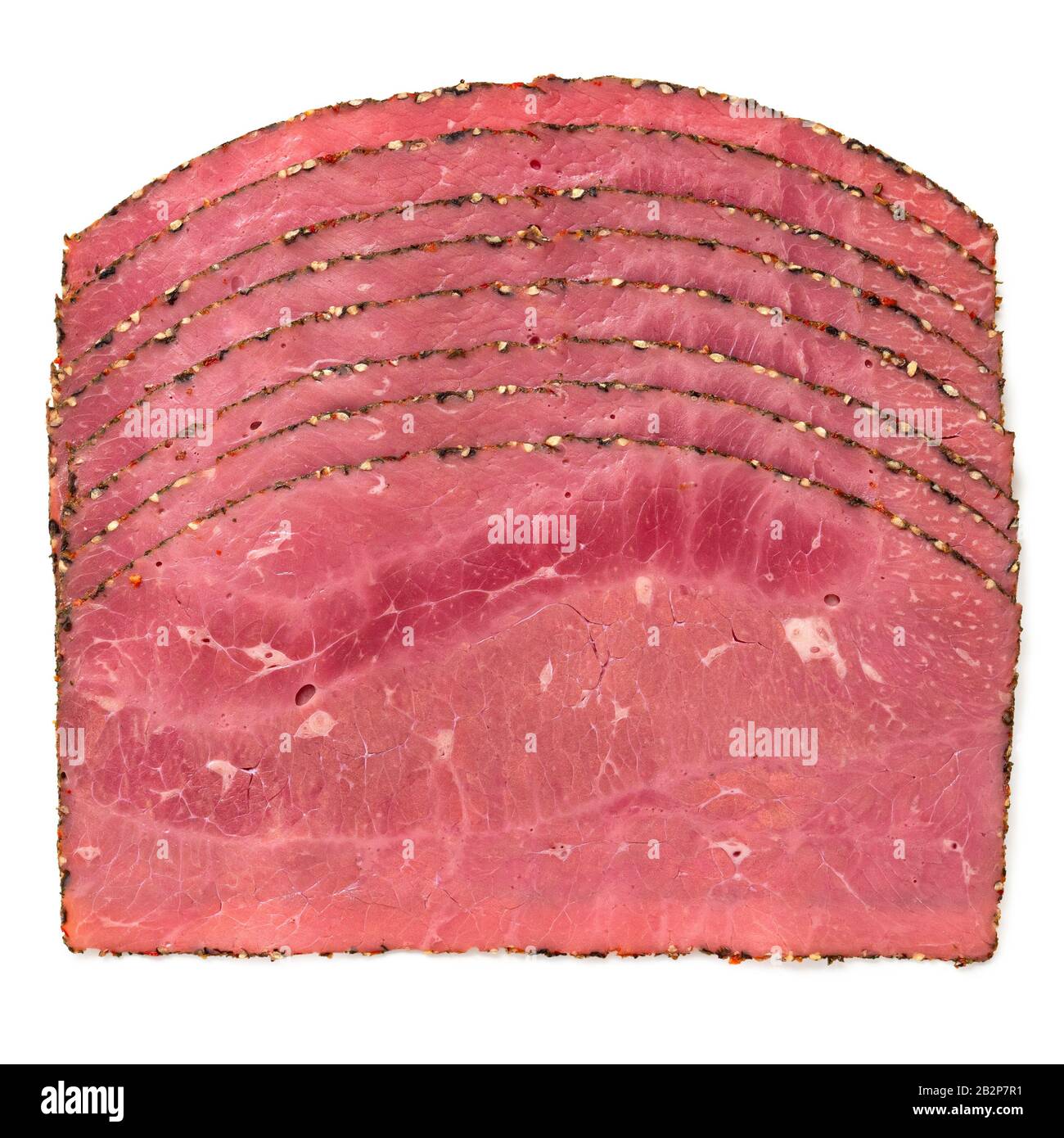 Pastrami slices hi-res stock photography and images - Alamy