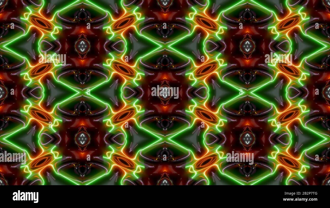 seamless abstract futuristic pattern 3d rendering illustration Stock ...