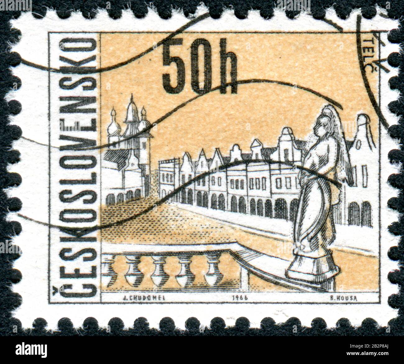 CZECHOSLOVAKIA - CIRCA 1966: A stamp printed in Czechoslovakia ...