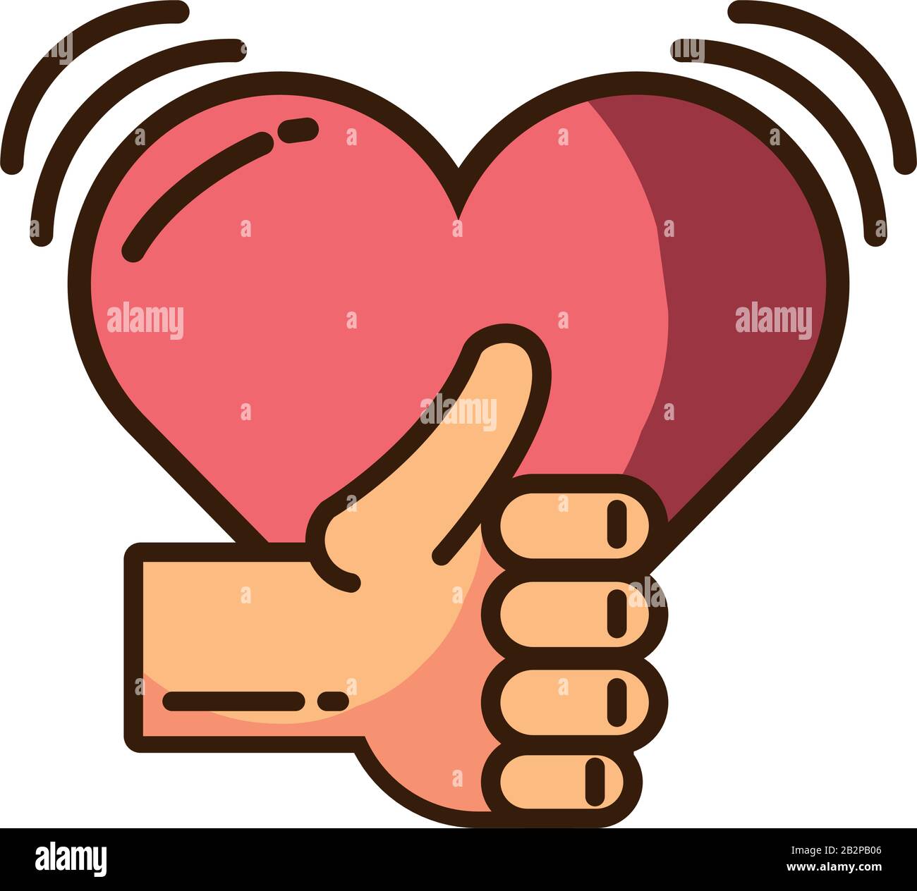 approval hands in white background vector illustration design Stock ...