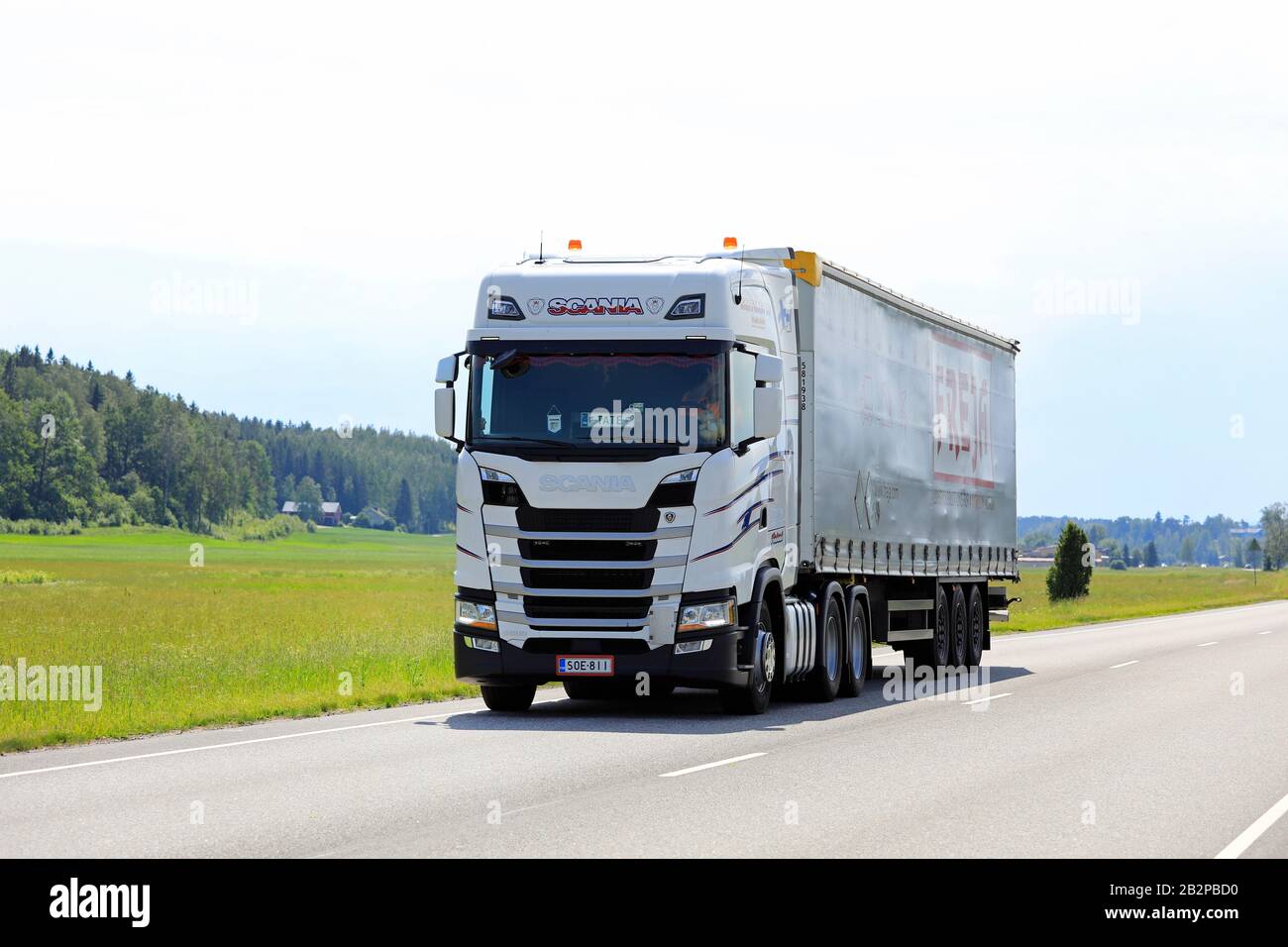 Freja logistics truck hi-res stock photography and images - Alamy