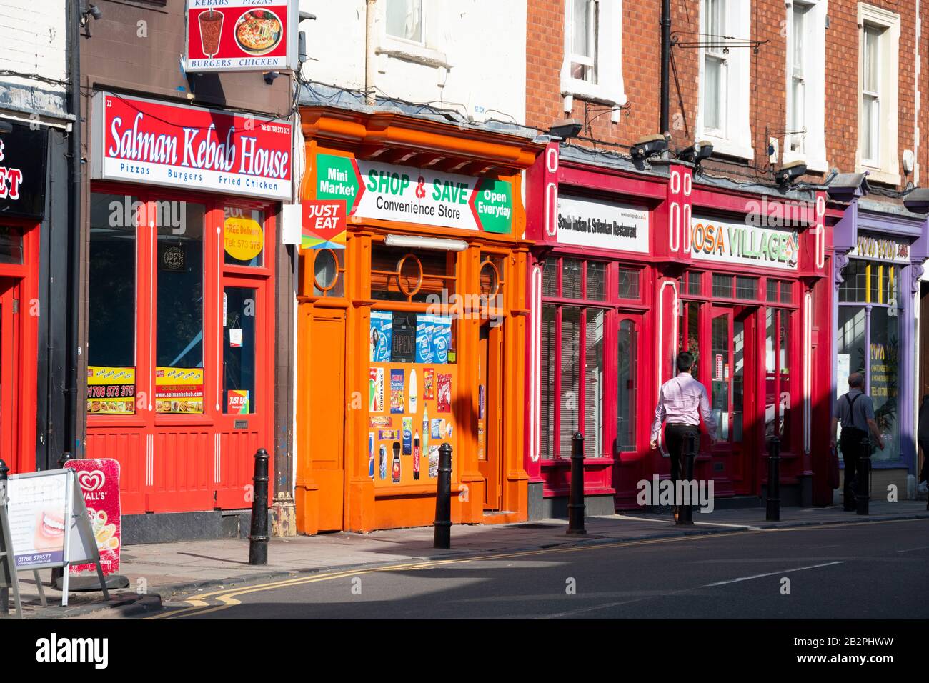 House above shop hi-res stock photography and images - Alamy