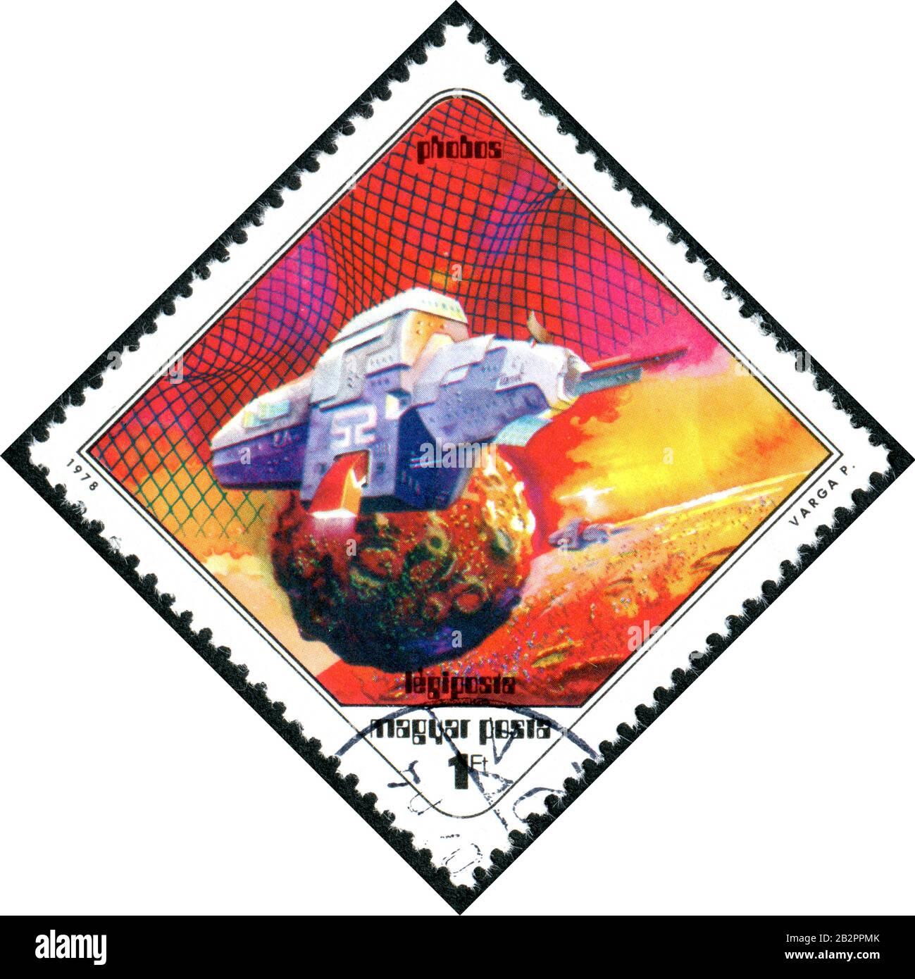 HUNGARY - CIRCA 1978: A stamp printed in Hungary, depicted Science ...