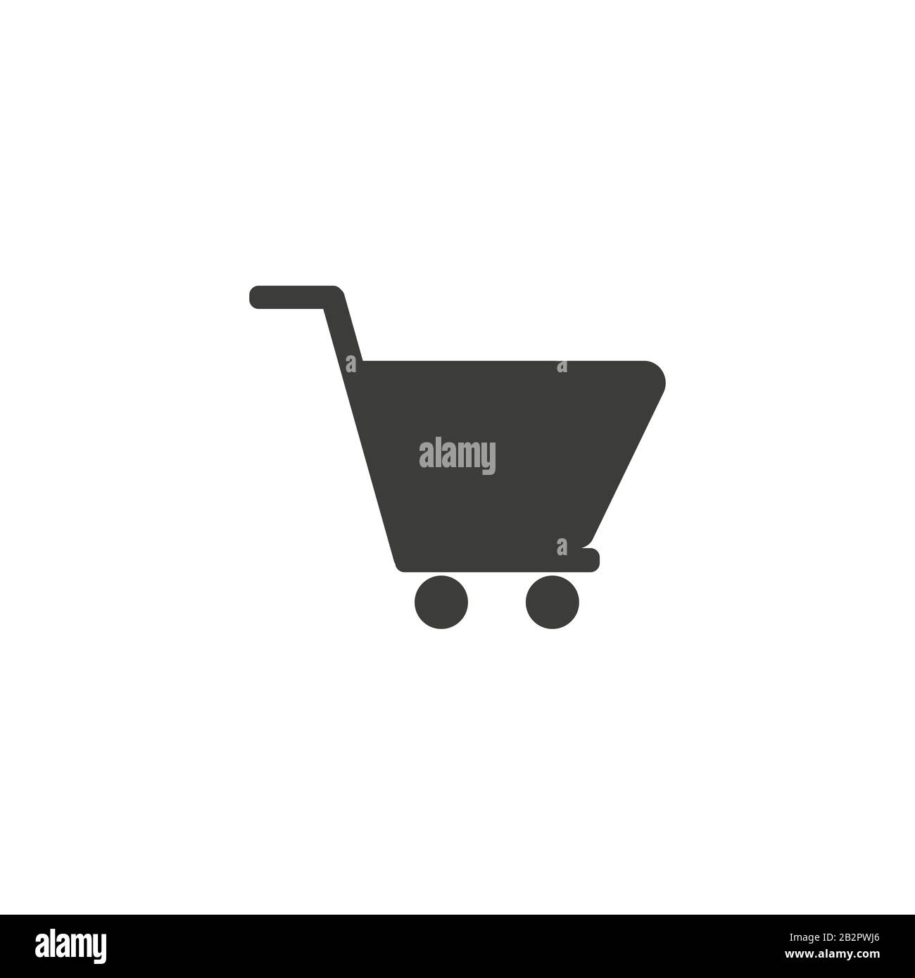 Shopping Cart Icon Vector. Trolley Logo Template Illustration Design ...