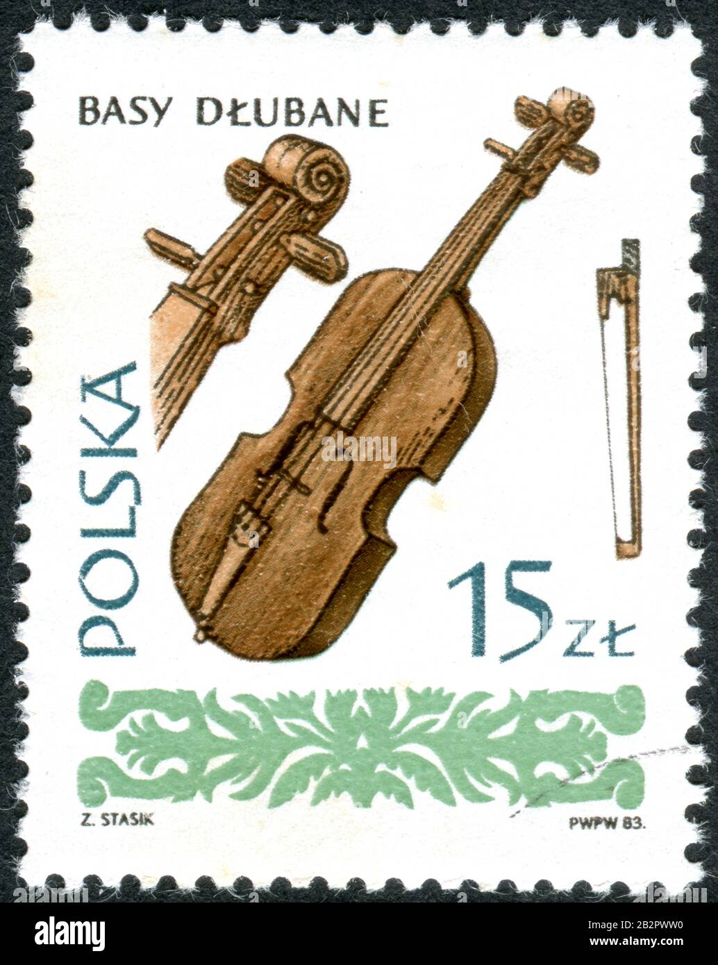 POLAND - CIRCA 1984: A stamp printed in Poland, depicted the Double ...