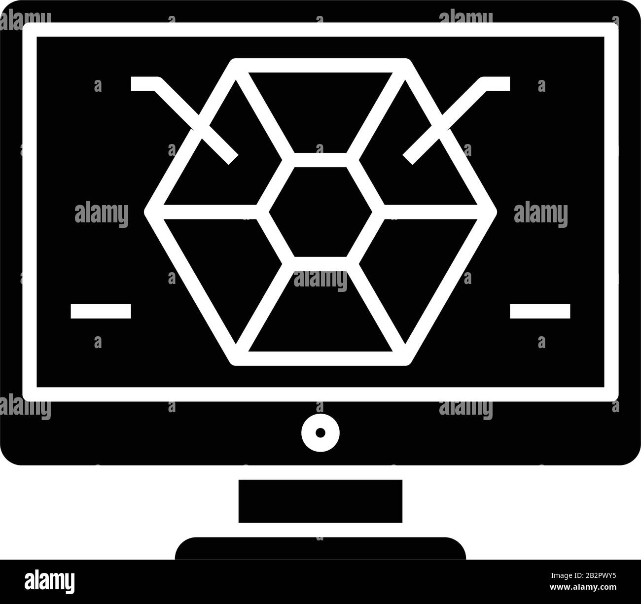 Market indicators black icon, concept illustration, vector flat symbol, glyph sign Stock Vector ...