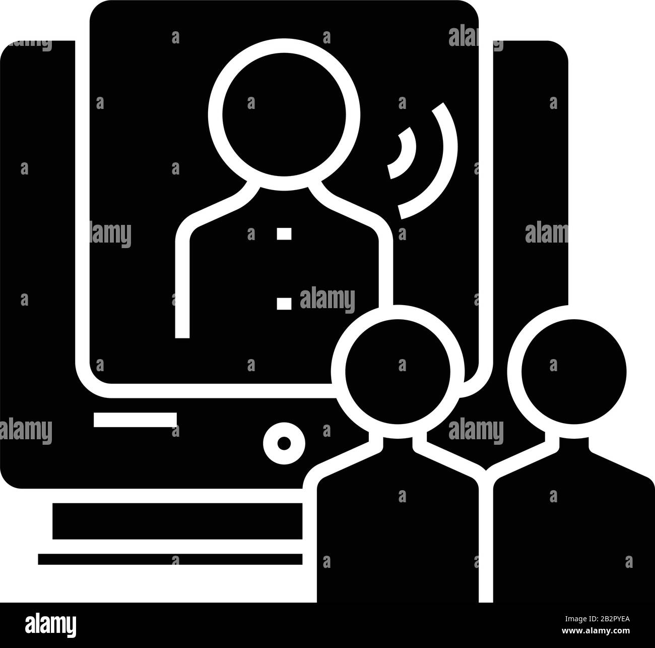 Conference screen Black and White Stock Photos & Images - Alamy