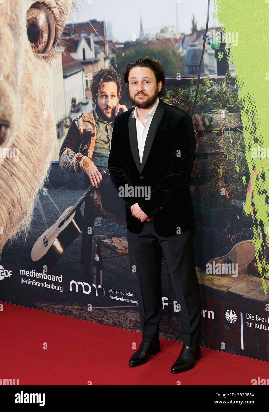 03 March 2020, Berlin: Dimitrij Schaad, actor, for the German premiere ...