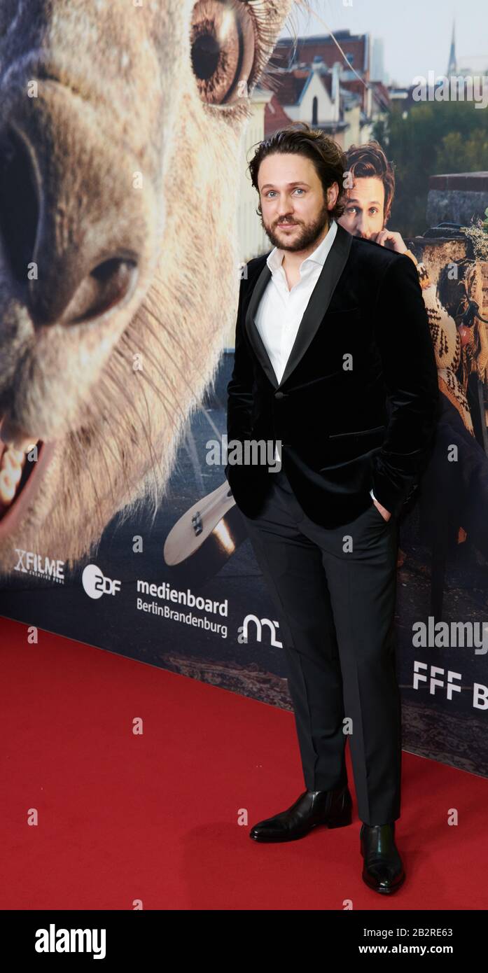 03 March 2020, Berlin: Dimitrij Schaad, actor, for the German premiere ...