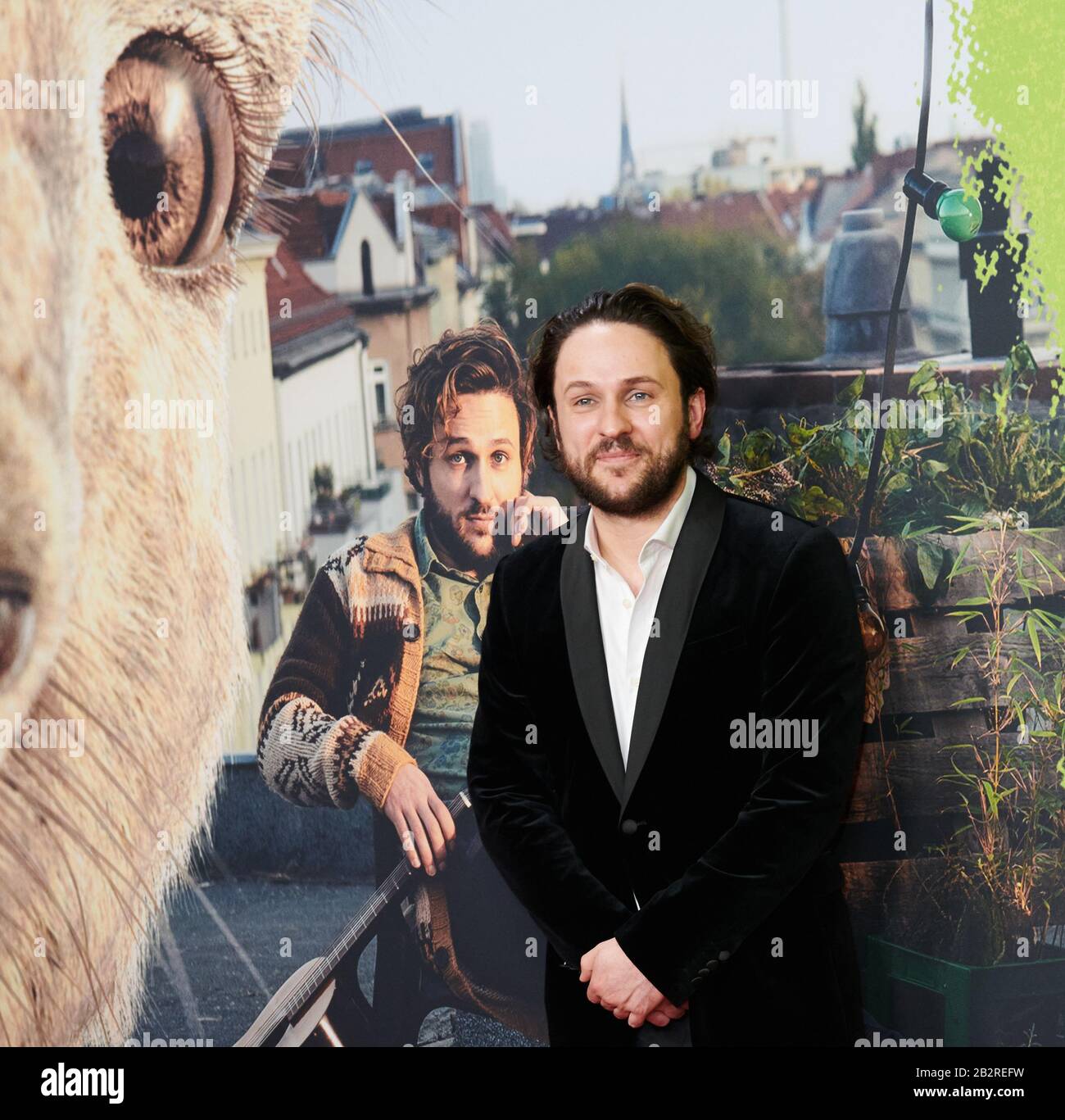 03 March 2020, Berlin: Dimitrij Schaad, actor, for the German premiere ...