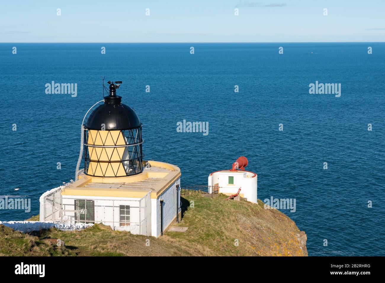 View of lighthouse at St Abbs Head in Scottish Borders, Scotland, UK Stock Photo - Alamy