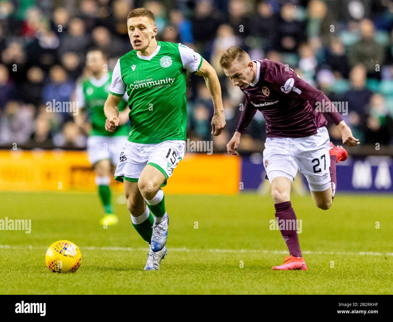 Easter Road, Edinburgh, UK. 3rd Mar, 2020. Scottish Premiership ...