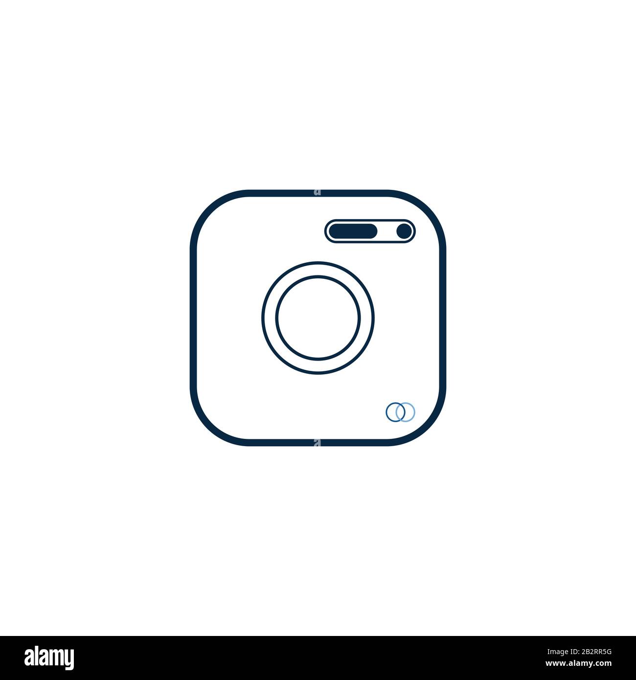 Camera Icon flat style isolated on white background. Camera symbol for ...