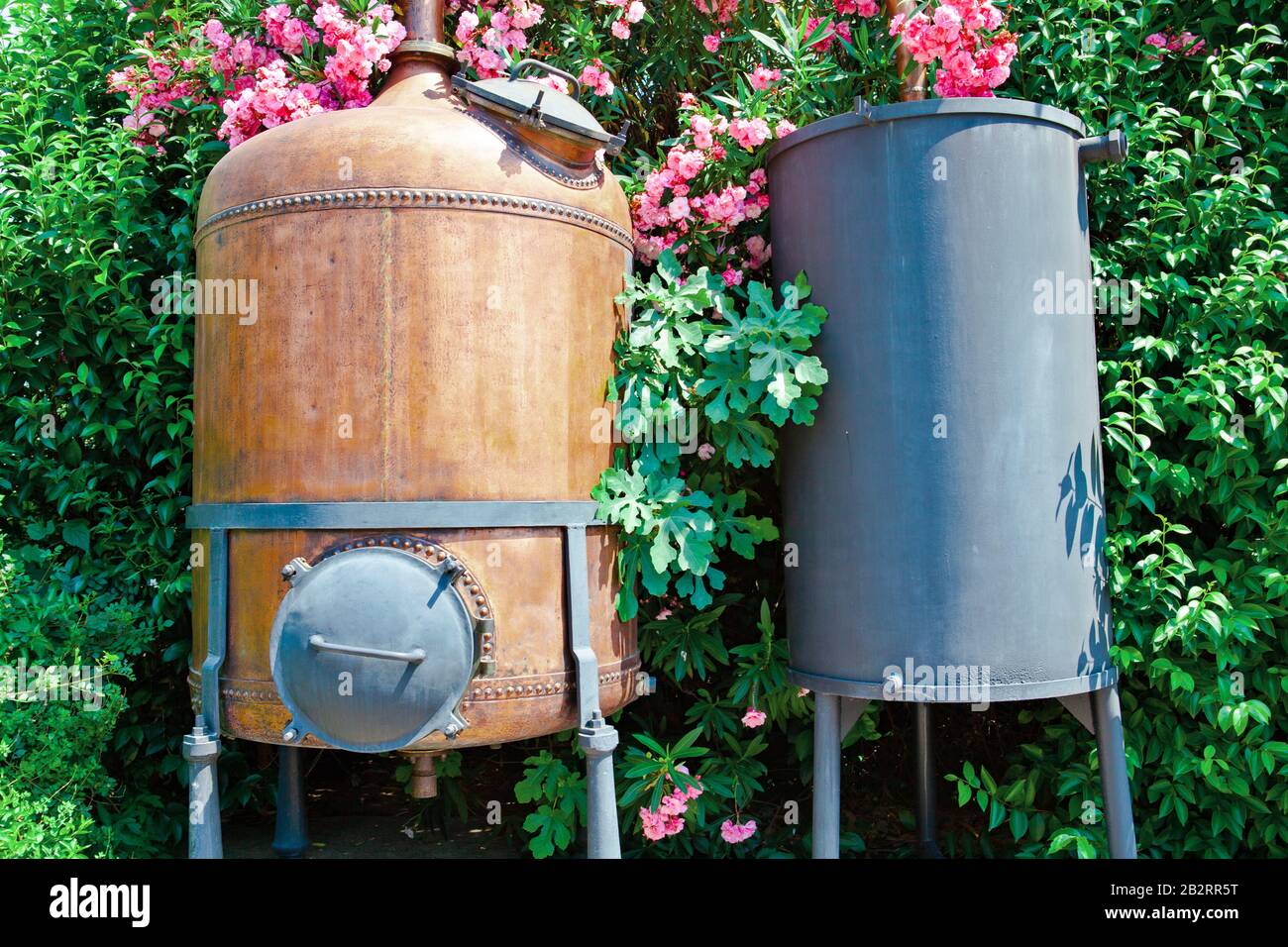 Antique distillery for the production of perfumes Stock Photo - Alamy