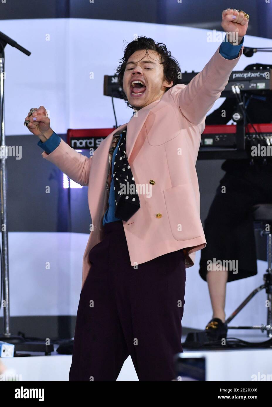 'Today' TV show, New York, USA - 26 Feb 2020 - Harry Styles Stock Photo ...