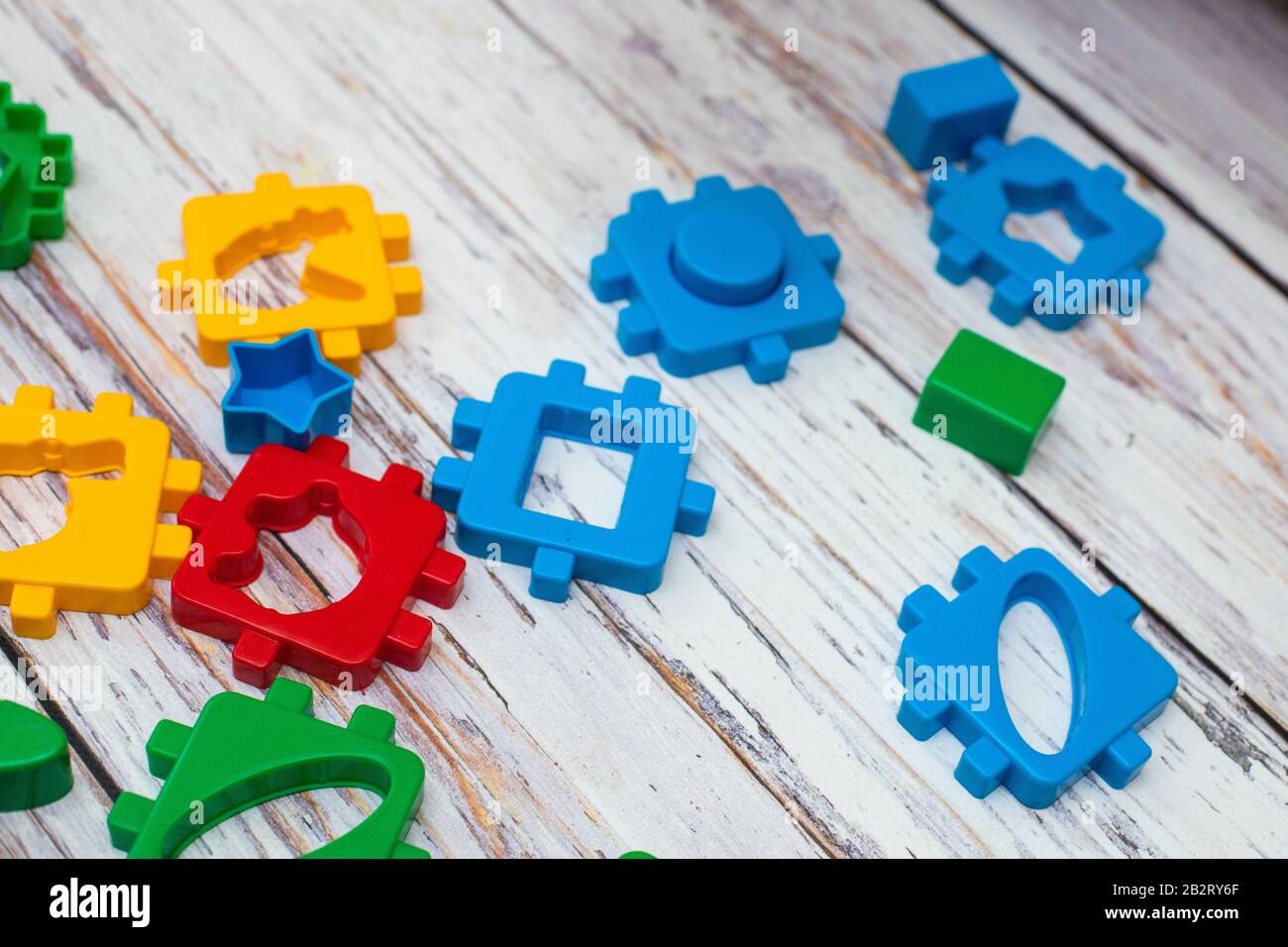 Baby Blocks Shape Sorter Toy. Educational Sorting Matching Toy for ...