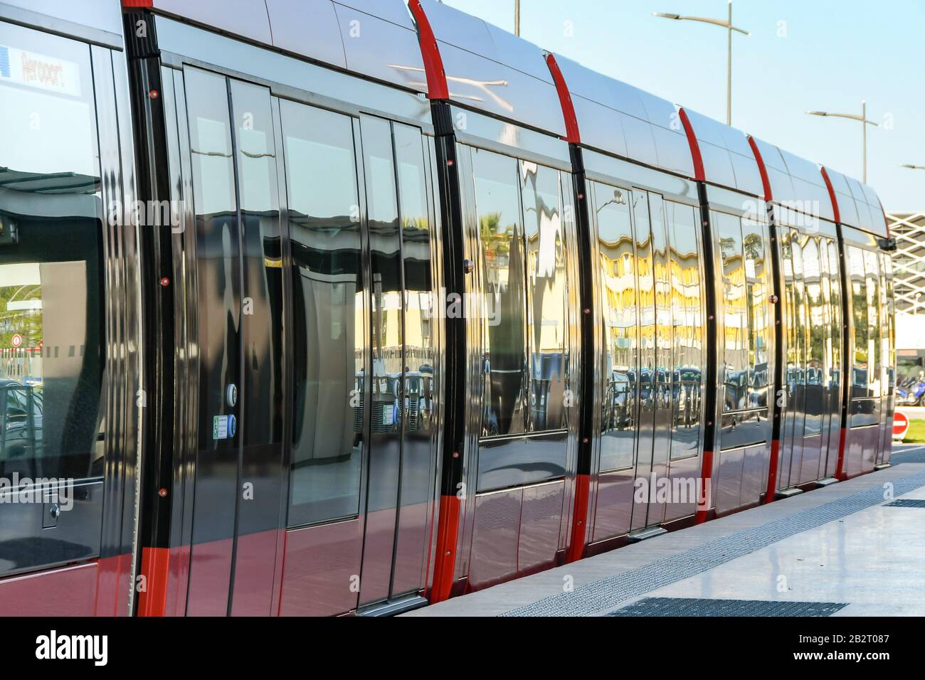Tourism transportation system light rail train hi-res stock photography ...