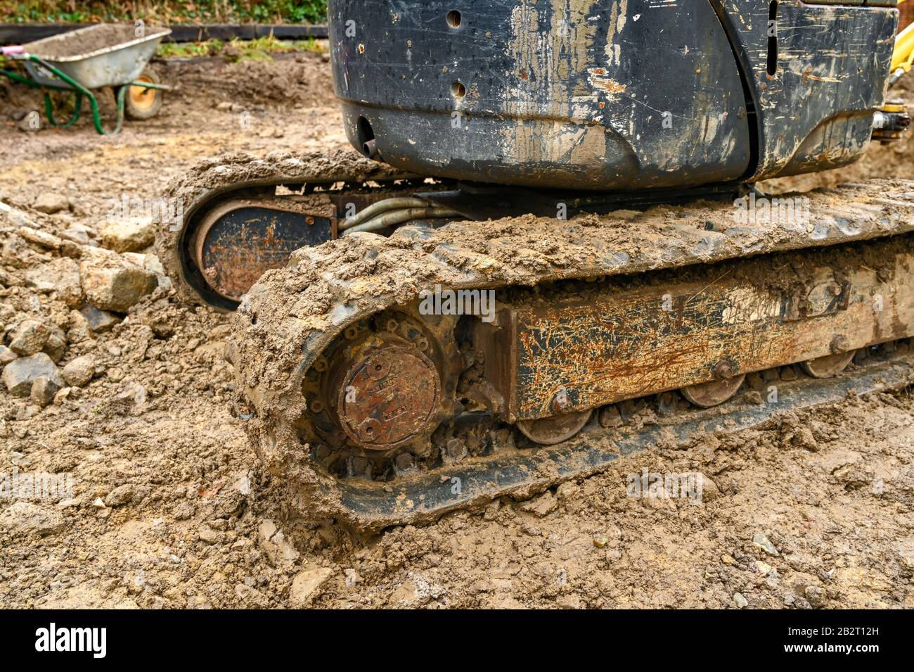 Digger tracks hi-res stock photography and images - Alamy