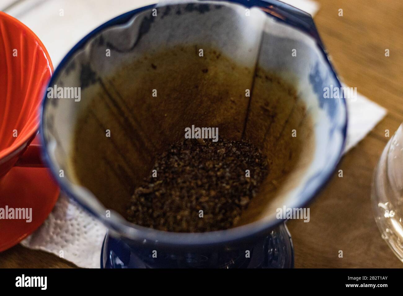 Coffee grounds filter paper hi-res stock photography and images - Alamy