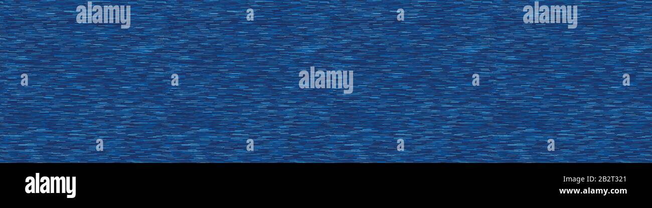 Classic blue denim marl vector seamless border pattern. Heathered jeans ...