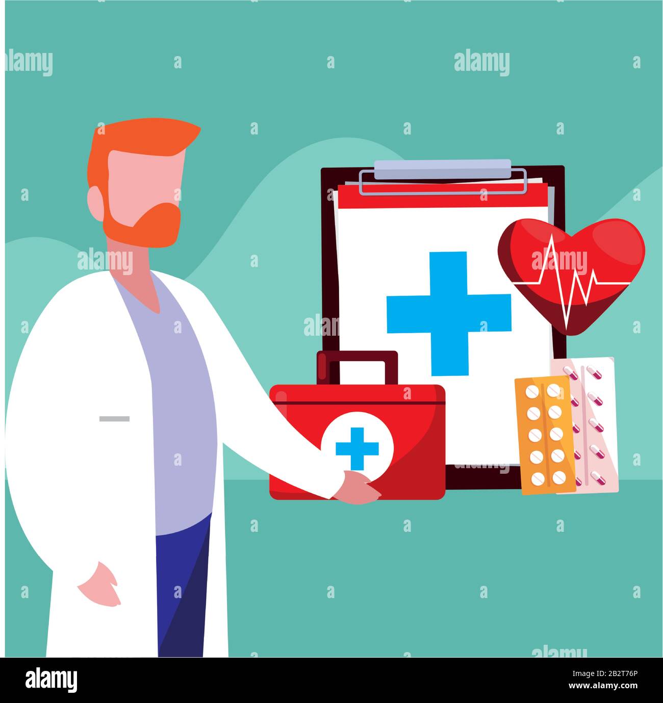 Medical Kit Cartoon High Resolution Stock Photography and Images - Alamy