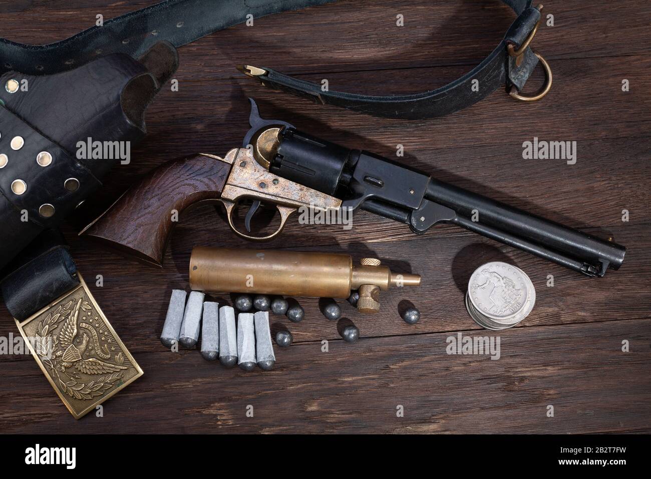 American civil war revolver cartridges hi-res stock photography and ...