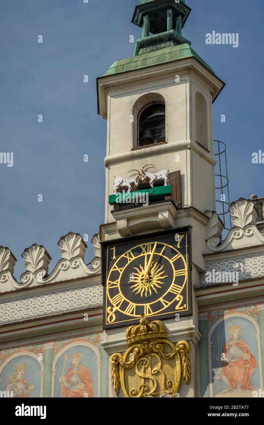 Every day at twelve o'clock two mechanical goats appear who give each ...