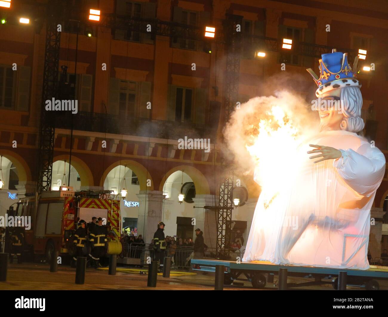 The 2020 Nice carnival closes with the traditional burning of the giant ...