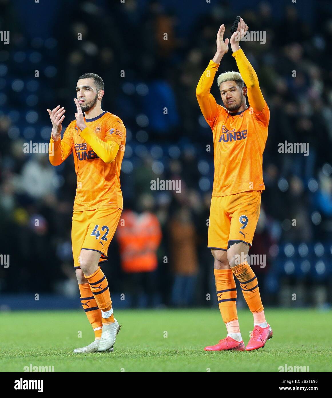 Birmingham, UK. 3rd Mar 2020. Nabil Bentaleb of Newcastle United and ...