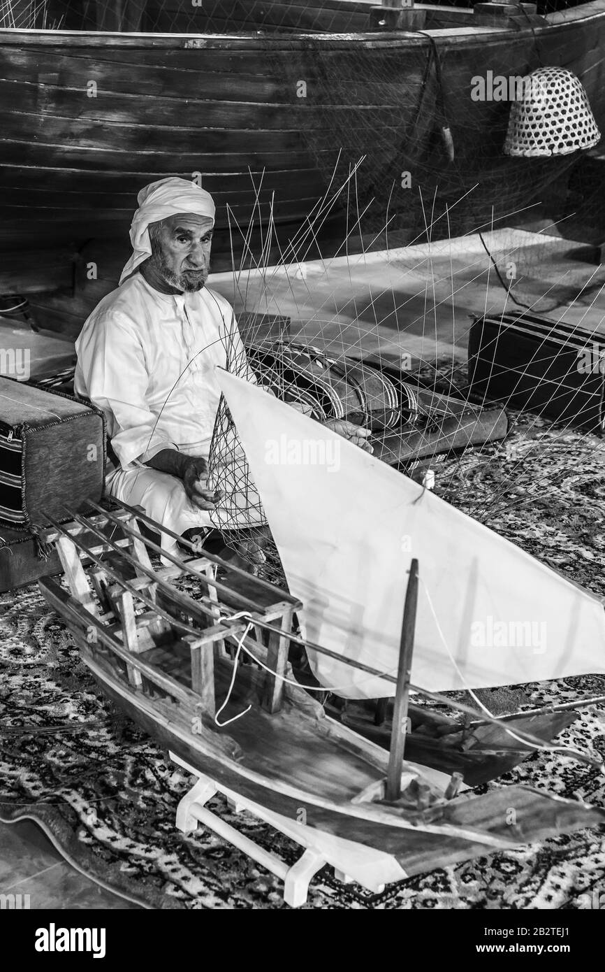 Dubai traditional market Black and White Stock Photos & Images - Alamy