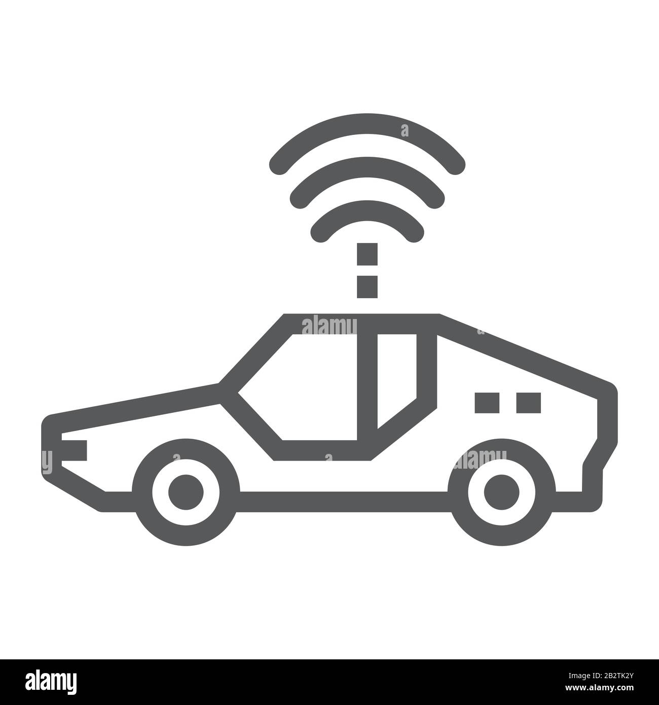 Self driving vehicle illustration hi-res stock photography and images ...