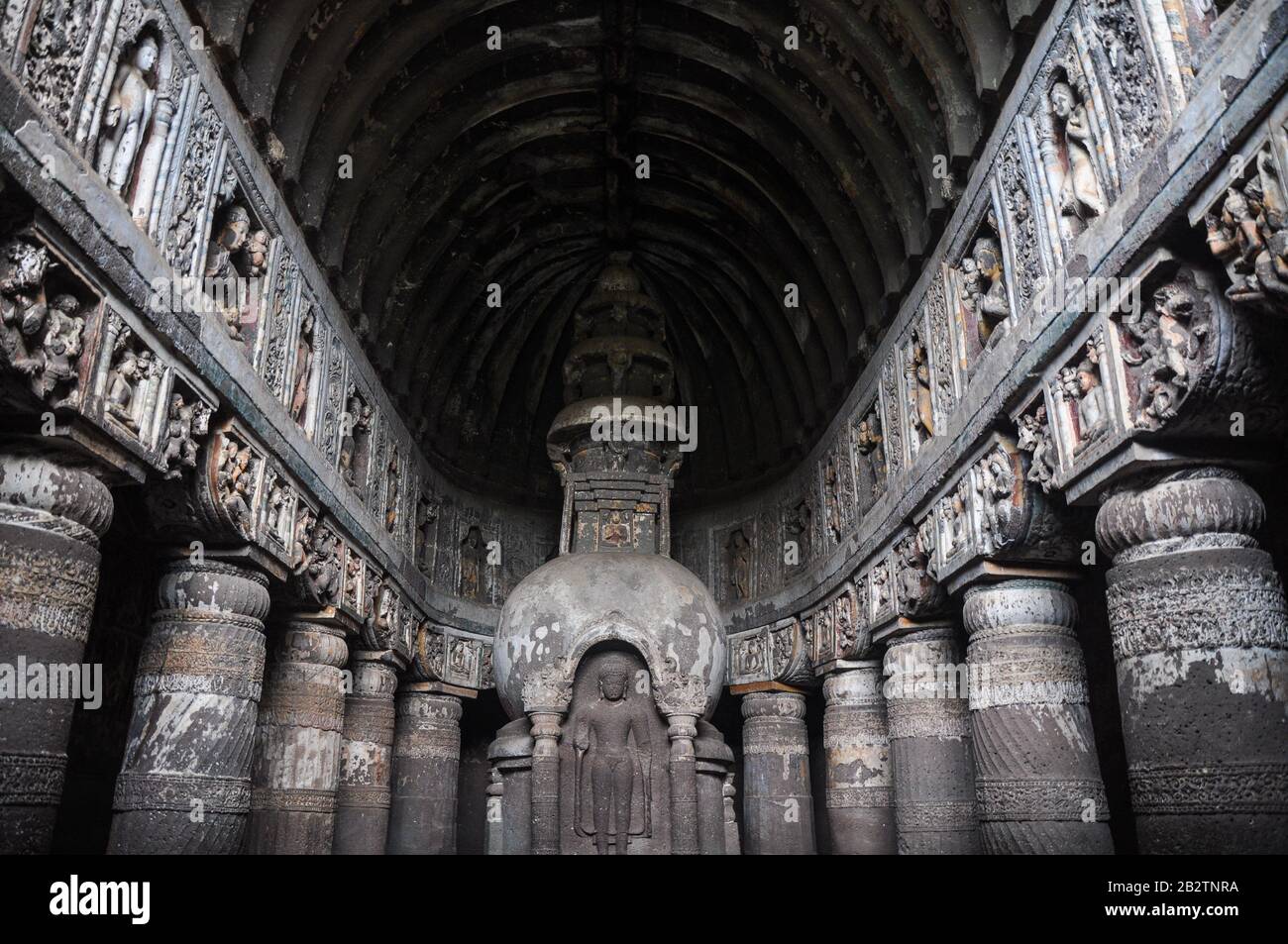 The Ajanta Caves, India Stock Photo - Alamy