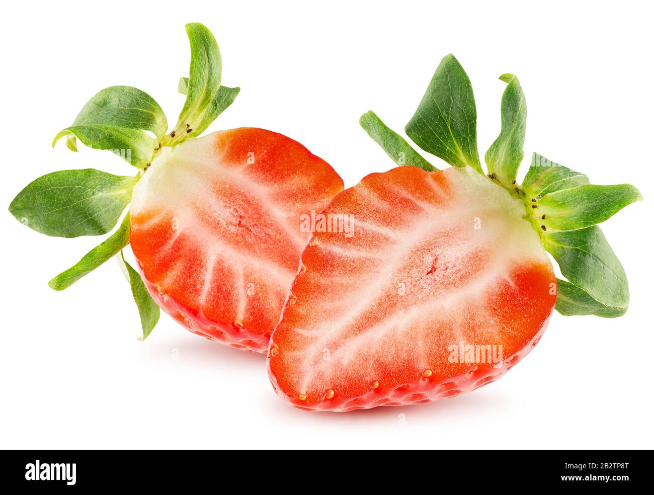 strawberries isolated on a white background Stock Photo - Alamy