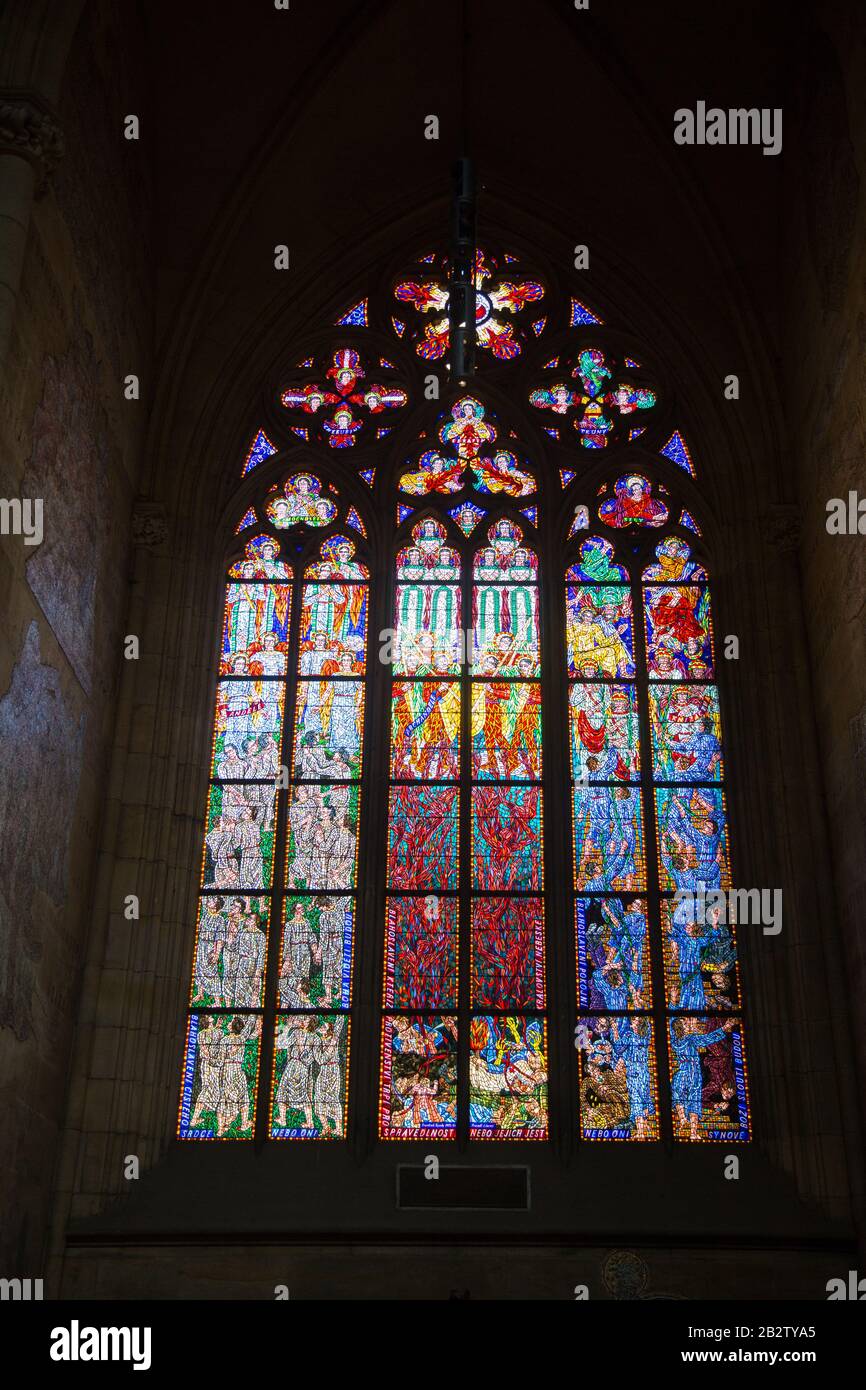 Church, stained glass, windows, gothic architecture, god, light ...