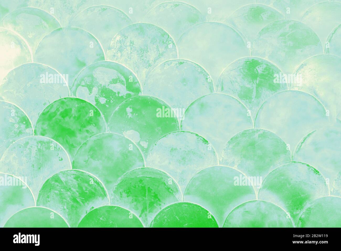 Fish scales japanese pattern. Abstract background, light green toned ...