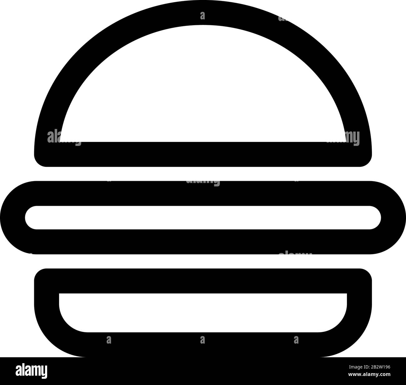 Hamburger beefburger restaurant Stock Vector Images - Alamy