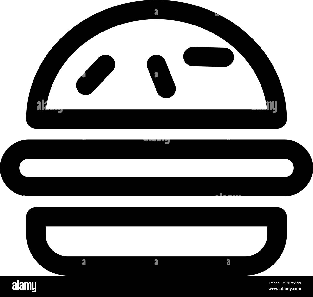 Burger icon design vector template Stock Vector Image & Art - Alamy