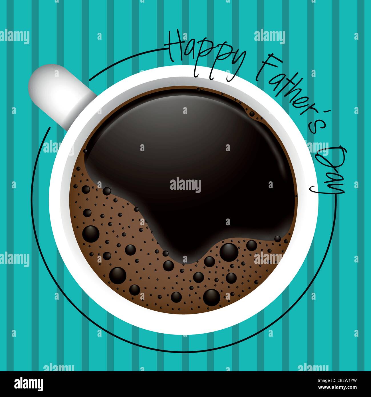 Family cup coffee happy Stock Vector Images - Alamy