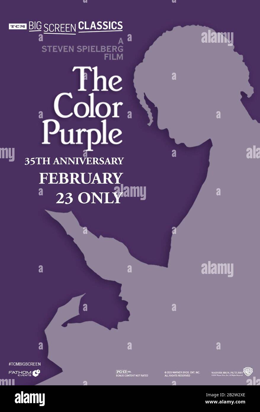 THE COLOR PURPLE, US poster for 2020 re-release, 1985. © Fathom Events ...