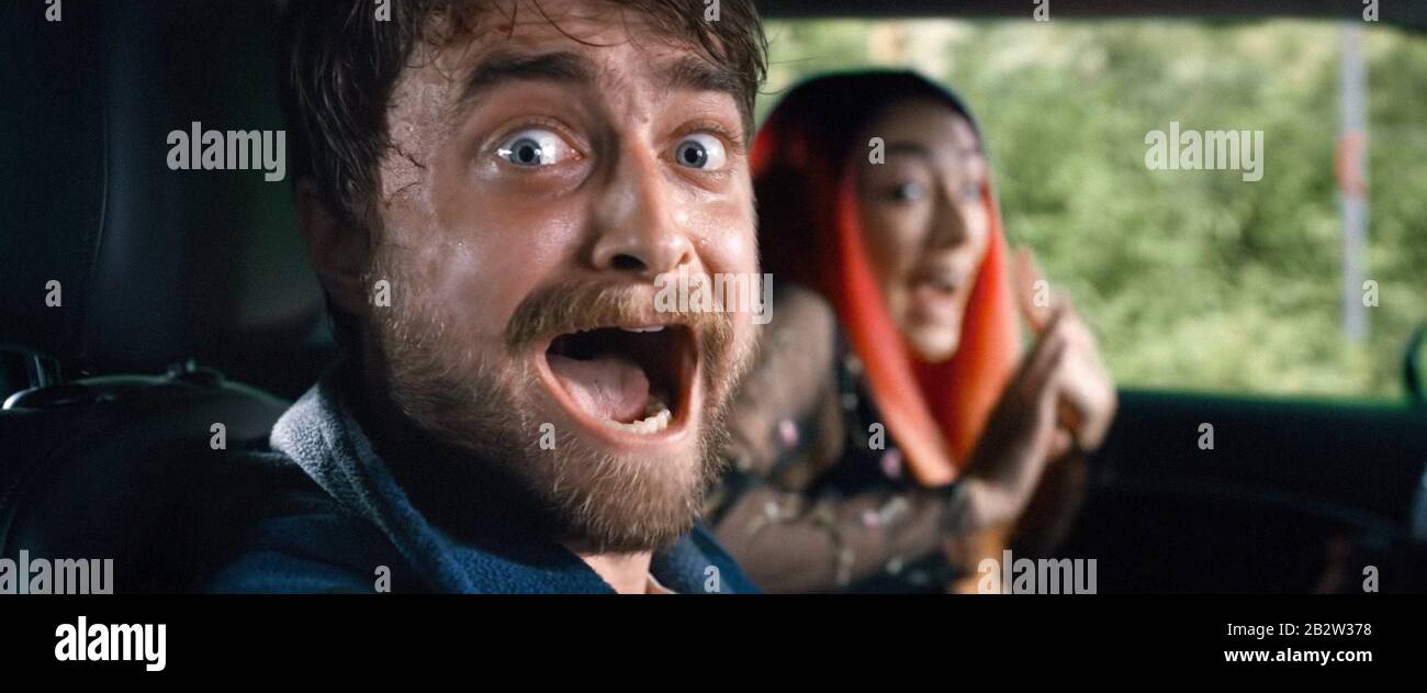 GUNS AKIMBO, from left: Daniel Radcliffe, Natasha Liu Bordizzo, 2019 ...