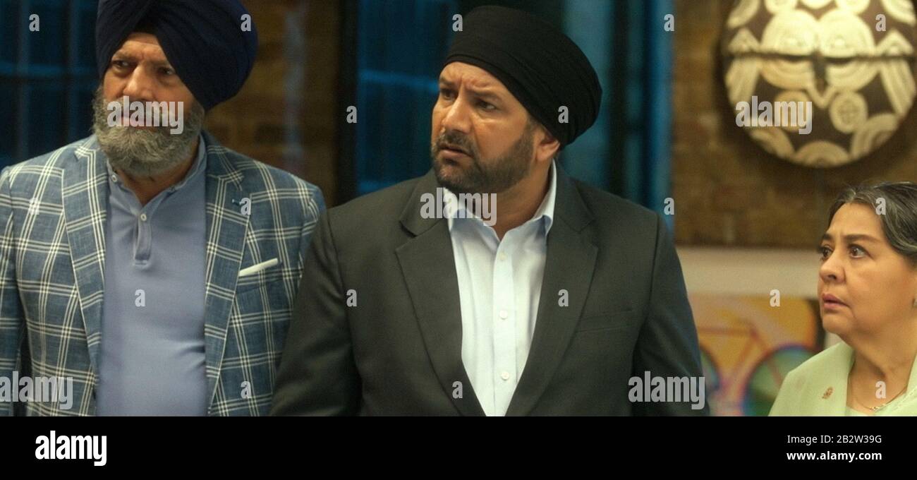 JAWAANI JAANEMAN, from left: Shivendra Mahal, Kumud Mishra, Farida Jalal, 2020. © Zee Studios ...