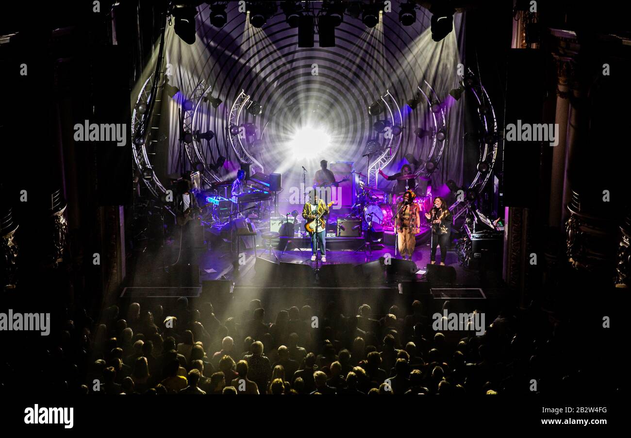 Michael Kiwanuka at the O2 Academy in Bournemouth. Credit: Charlie ...