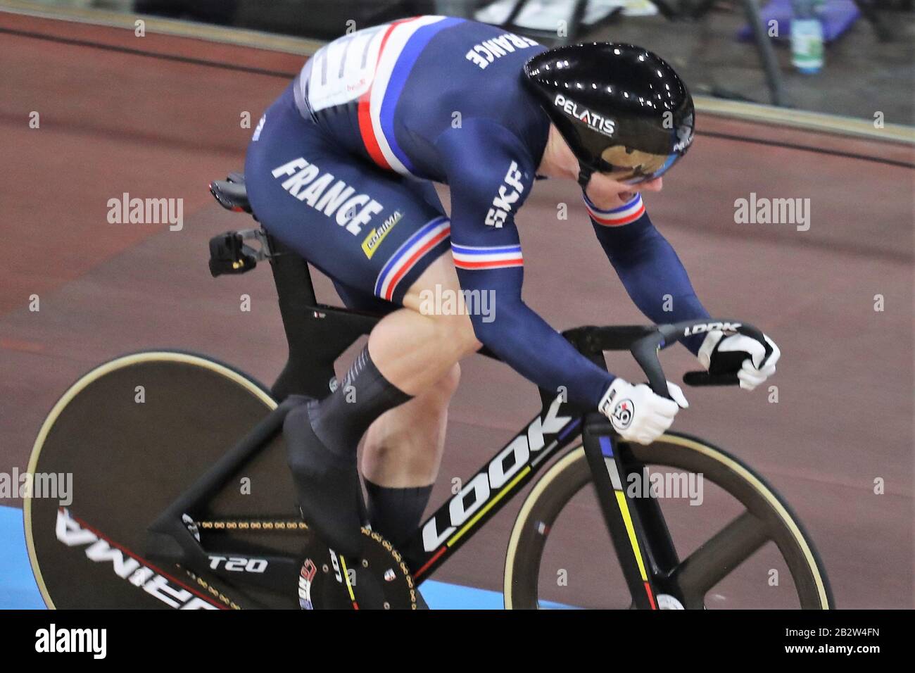 Sebastien Vigier of France Men's Keirin - Semifinals 1 Heat during the ...