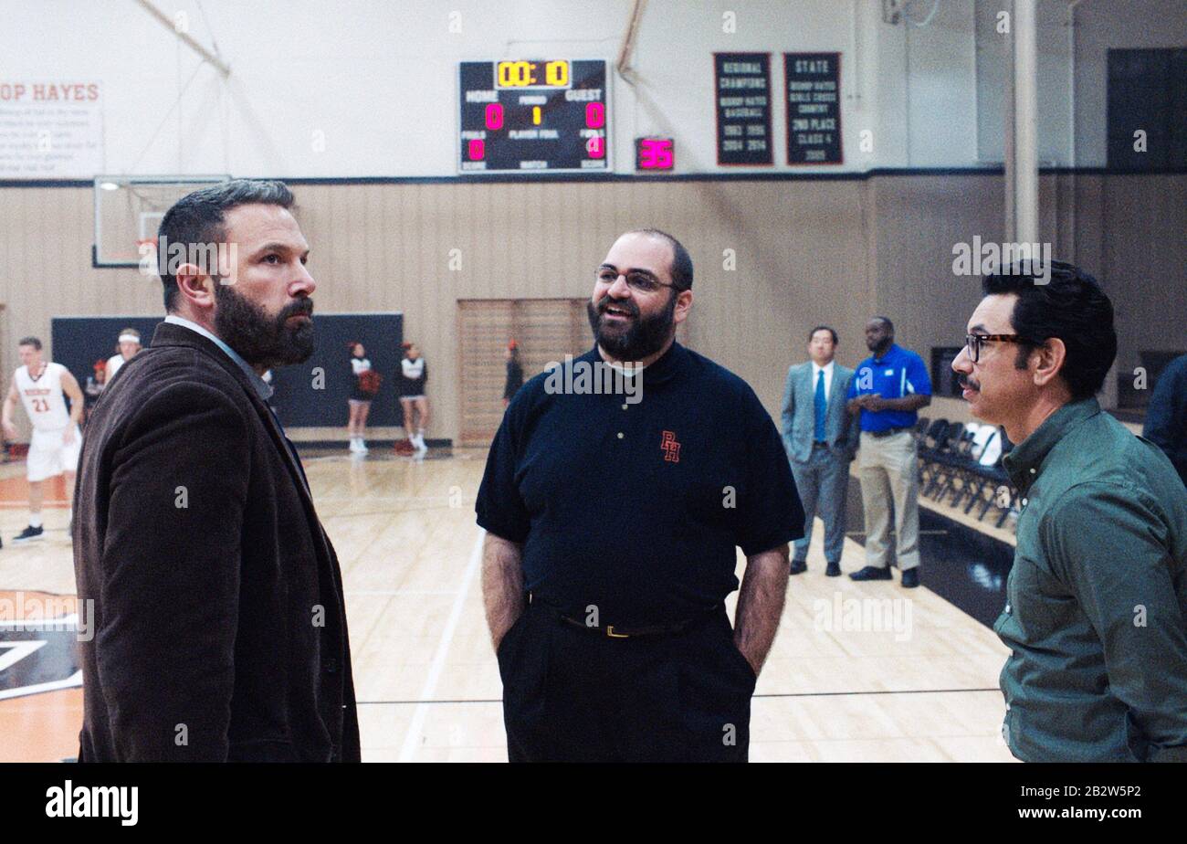 THE WAY BACK, from left: Ben Affleck, Jeremy Radin, Al Madrigal, 2020 ...